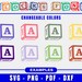 Blocks Font SVG Toy Blocks Font SVG Alphabet Blocks SVG Toy Block Block ...