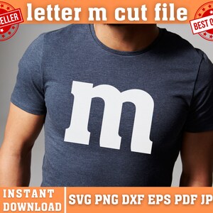 Letra m Svg Letra m Traje Svg Letra inferior m m Cricut Cut - Etsy México