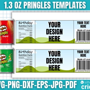 Pringles 1.3 Oz Labels Template, Pringles Template, Pringles Labels ...