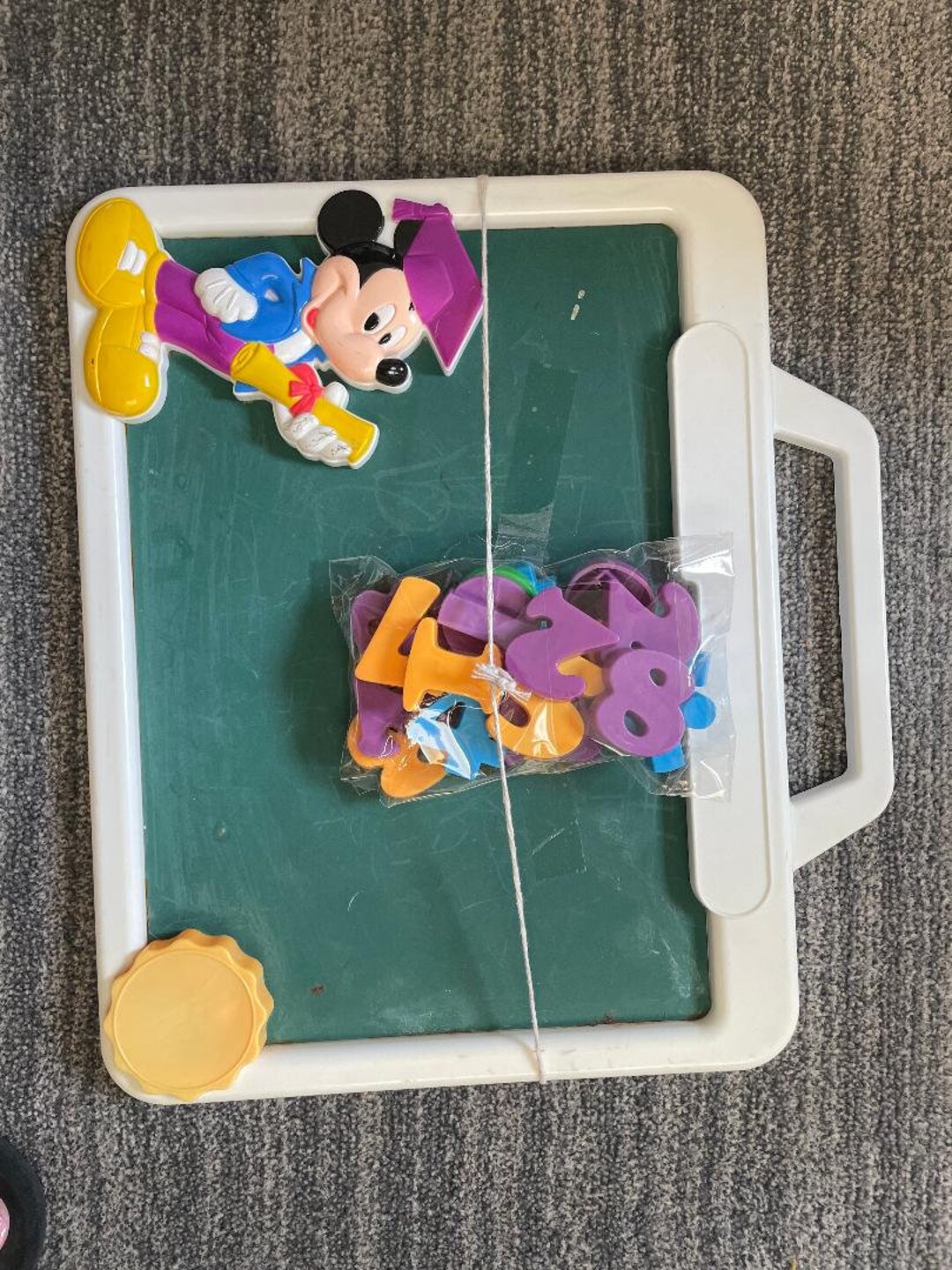 Vintage Mickey Mouse Magnetic Letter Board - Etsy