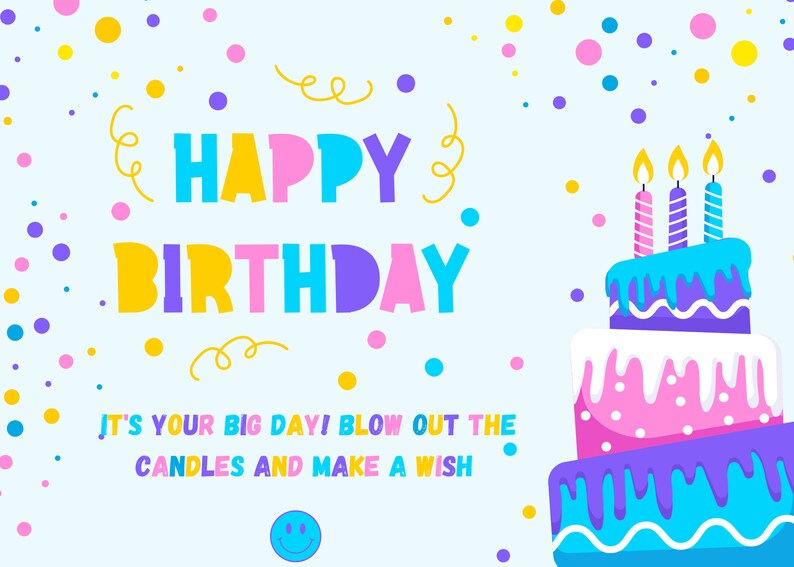 Happy Birthday Card Best Birthday Cards for Special Day - Etsy