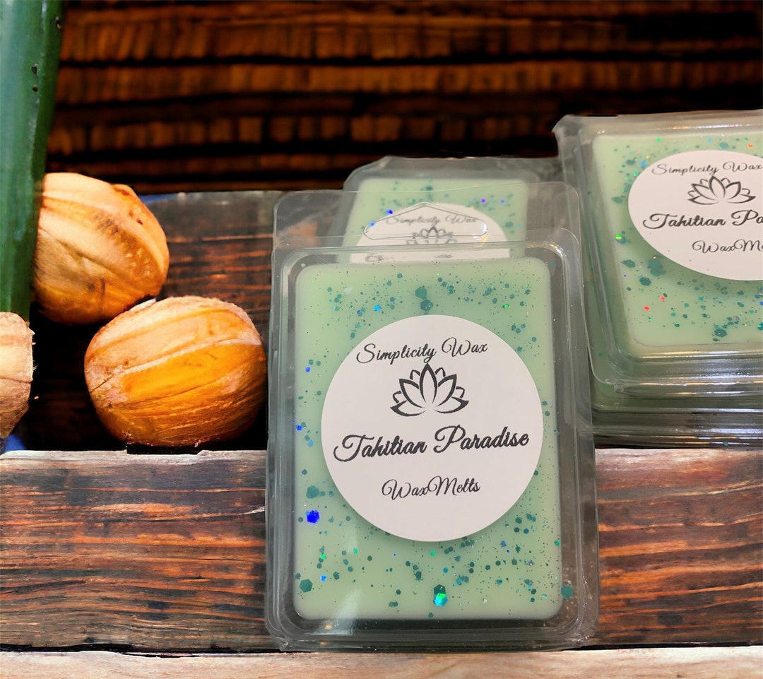 Tahitian Paradise, Butt Naked, Tropical Scented,soy Wax Melts for Wax Warmer-housewarming Gift ...
