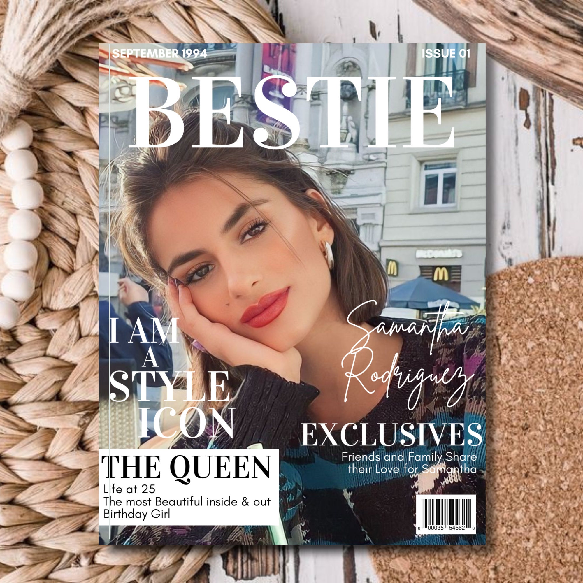 Birthday Magazine for Best Friend Templates Bestie Edition, 40 Pages ...