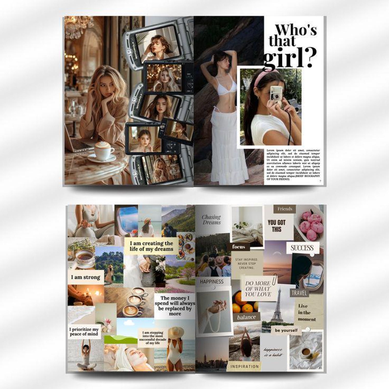 Birthday Magazine for Best Friend Templates Bestie Edition, 40 Pages ...