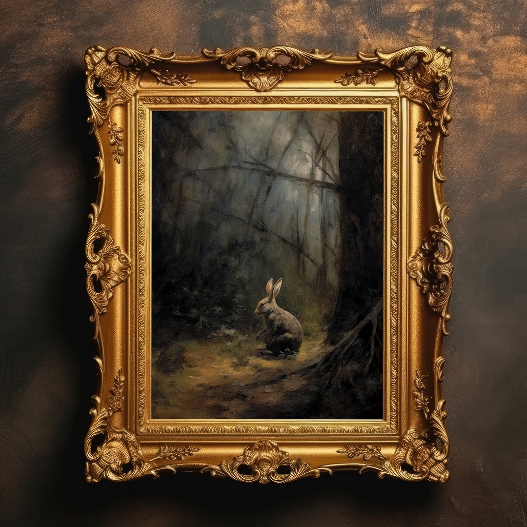 Wild Rabbit | Cottagecore Decor, Vintage Dark Academia, Whimsical ...