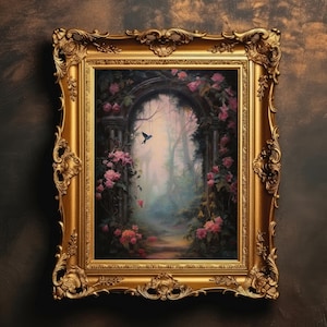 Magical Fairy Forest | Enchanted Fantasy Jungle Art, Pastel Painting ...