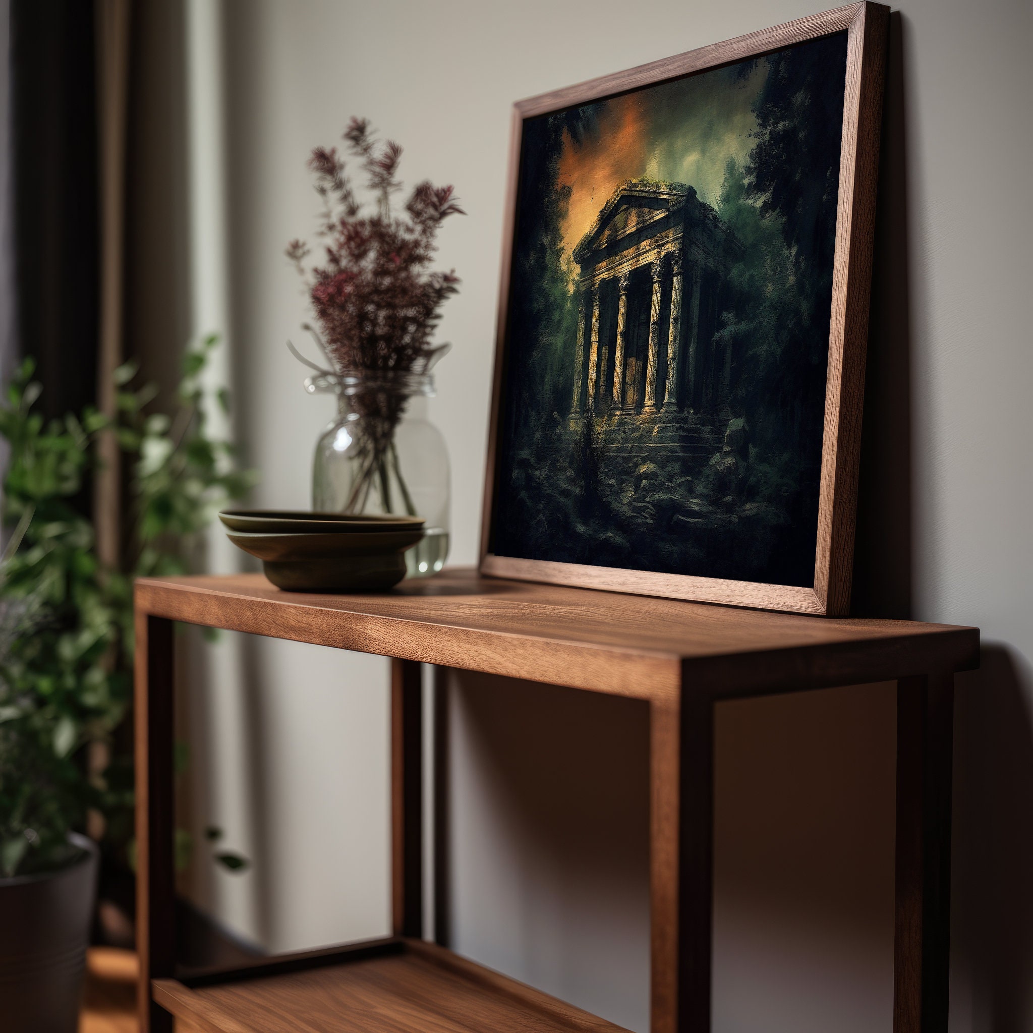 Neoclassical Temple Ruins | Dark Academia, Abandoned Roman Temple ...