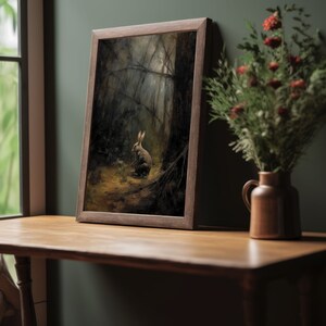 Wild Rabbit | Cottagecore Decor, Vintage Dark Academia, Whimsical ...