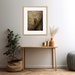 Monkey Perched on Tree Branch | Vintage Oil Painting, Antique Aesthetic ...