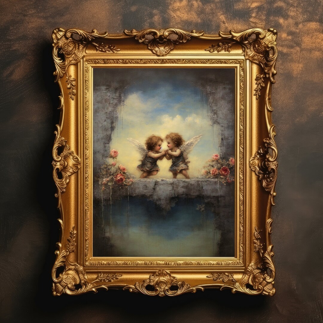 Cupid | Valentine's Day, Dark Academia, Farmhouse Print, Dark ...