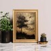 Gothic Tree Painting Dark Oil Painting, Moody Wall Art, Dark ...