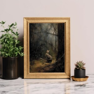 Wild Rabbit | Cottagecore Decor, Vintage Dark Academia, Whimsical ...