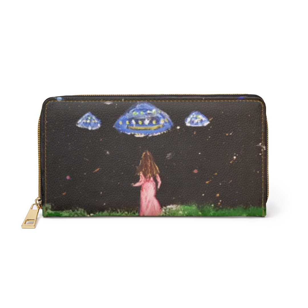 Strange Days UFO Zipper Wallet - Etsy