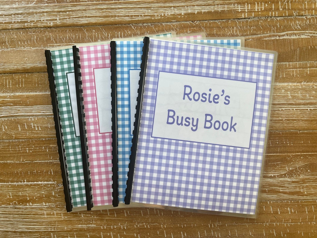 Personalized Dry Erase Busy Book-trace Your Name, the Alphabet, Letters ...