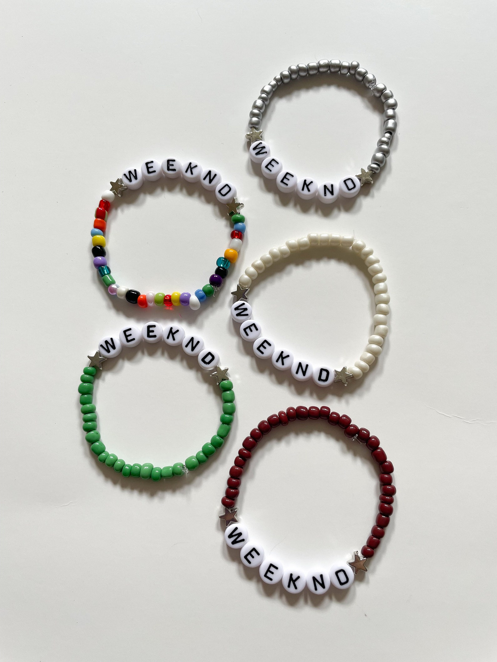 THE WEEKND Customizable Beaded Bracelets, After Hours Dawn FM, Weeknd ...