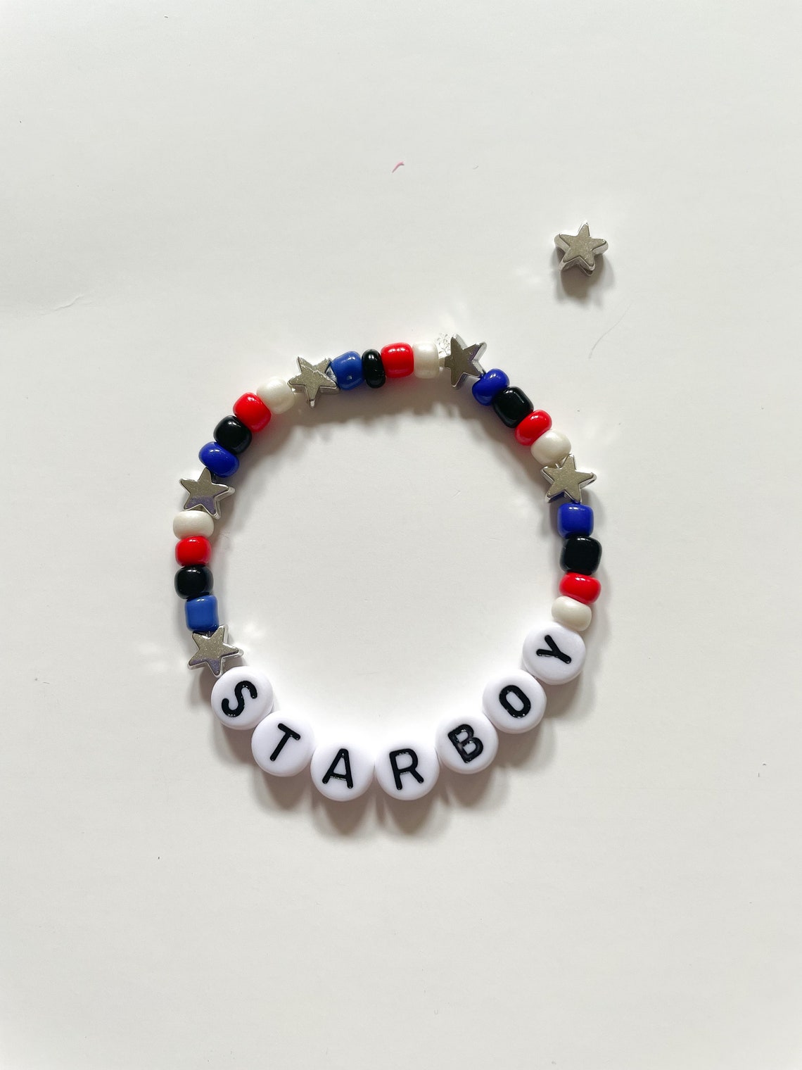 The Weeknd Starboy and Stargirl Bracelets Customizable Beaded - Etsy