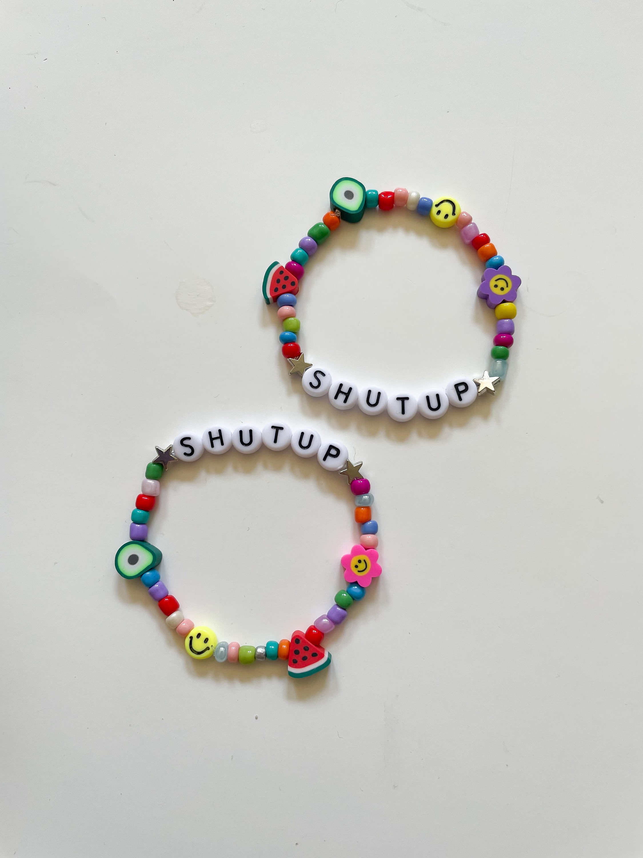 Colorful Y2K Bracelet, Handmade Fairycore Beaded Bracelets, Cute Dainty ...