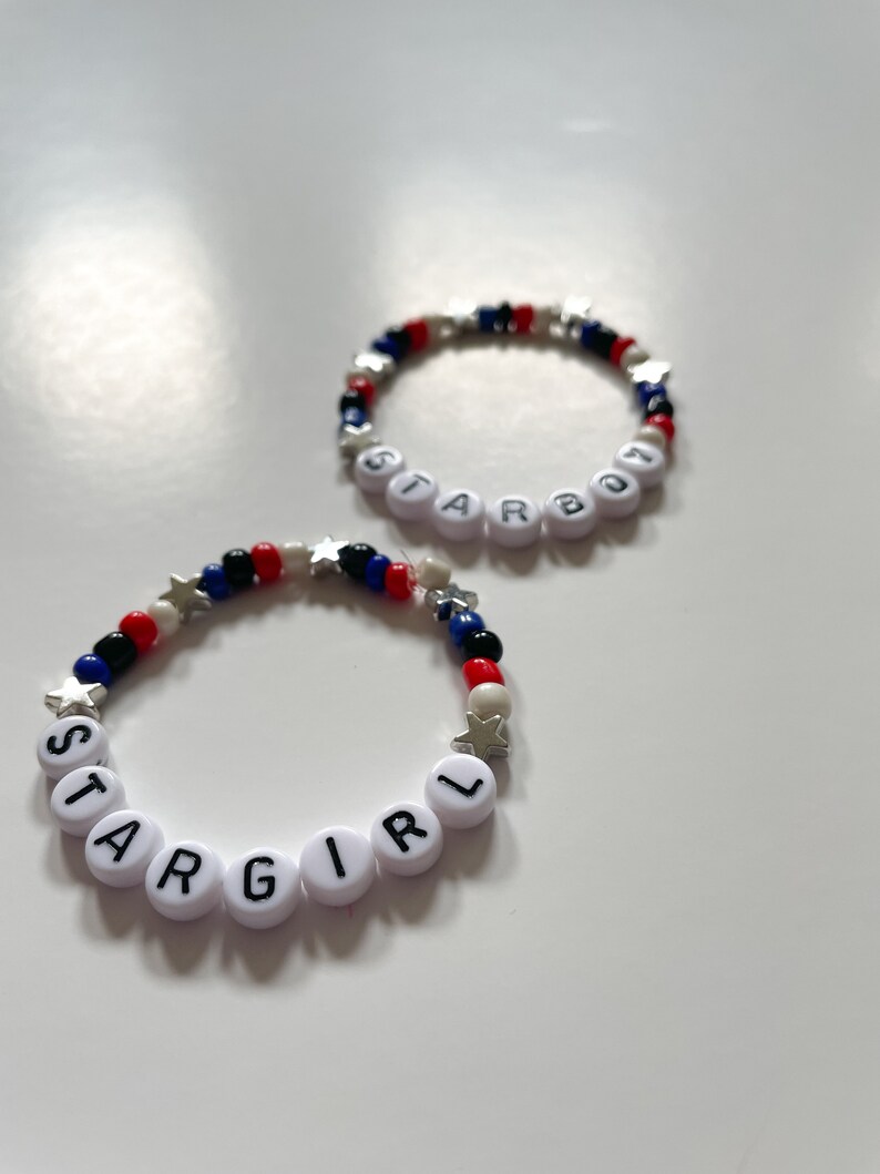 The Weeknd Starboy and Stargirl Bracelets, Customizable Beaded Bracelet ...