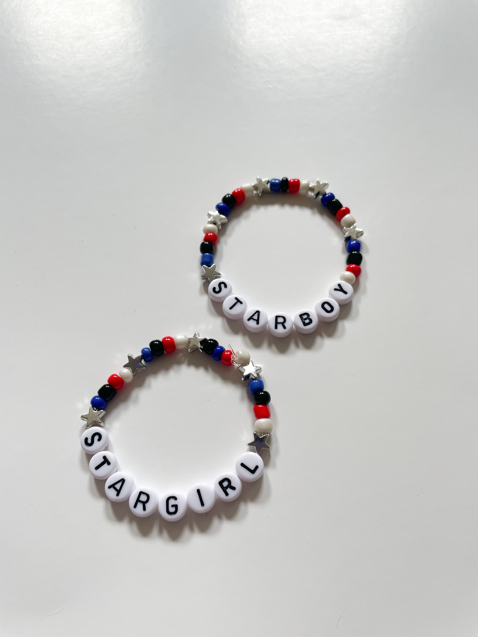 The Weeknd Starboy and Stargirl Bracelets, Customizable Beaded Bracelet ...