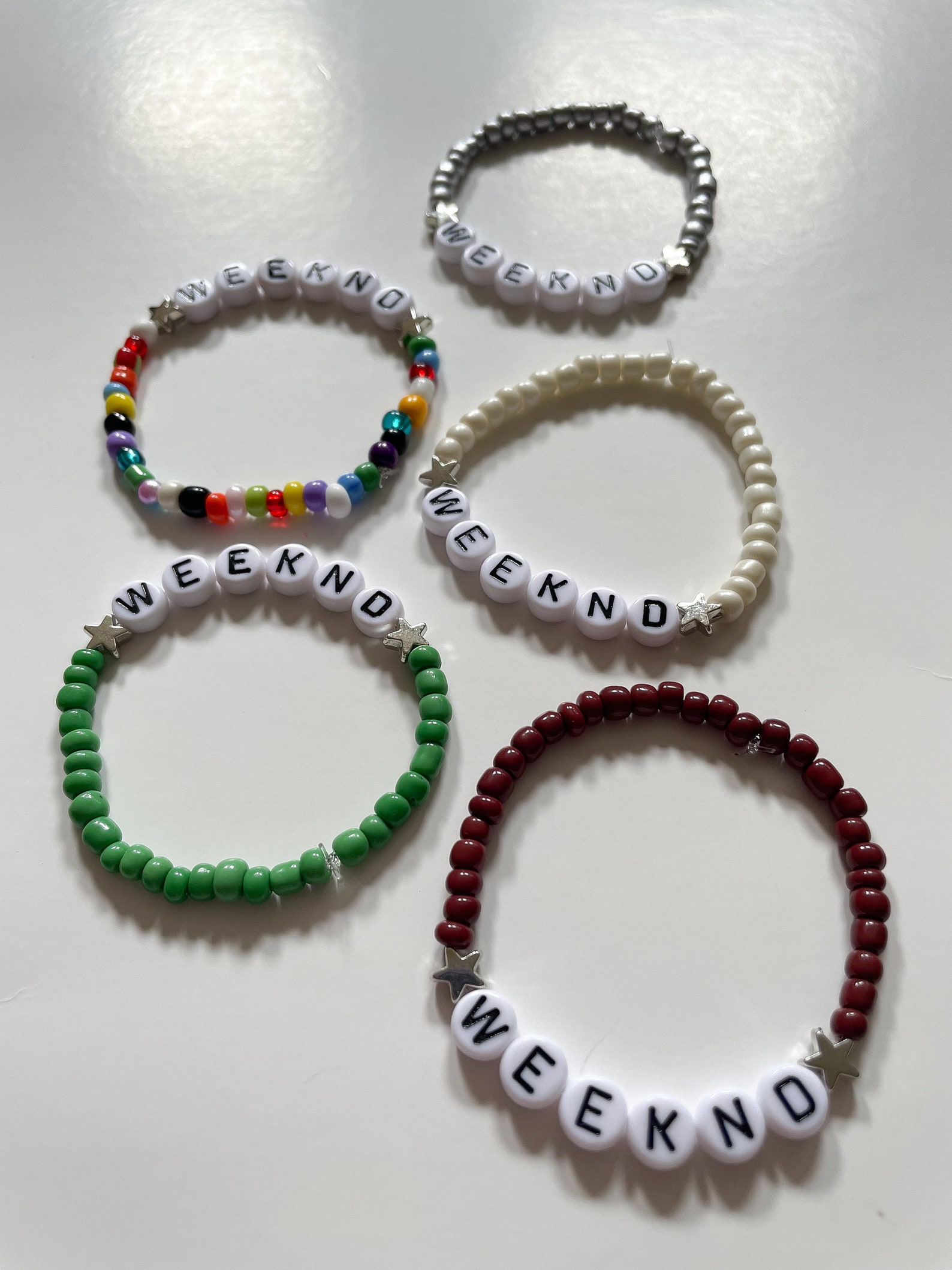 THE WEEKND Customizable Beaded Bracelets, After Hours Dawn FM, Weeknd ...