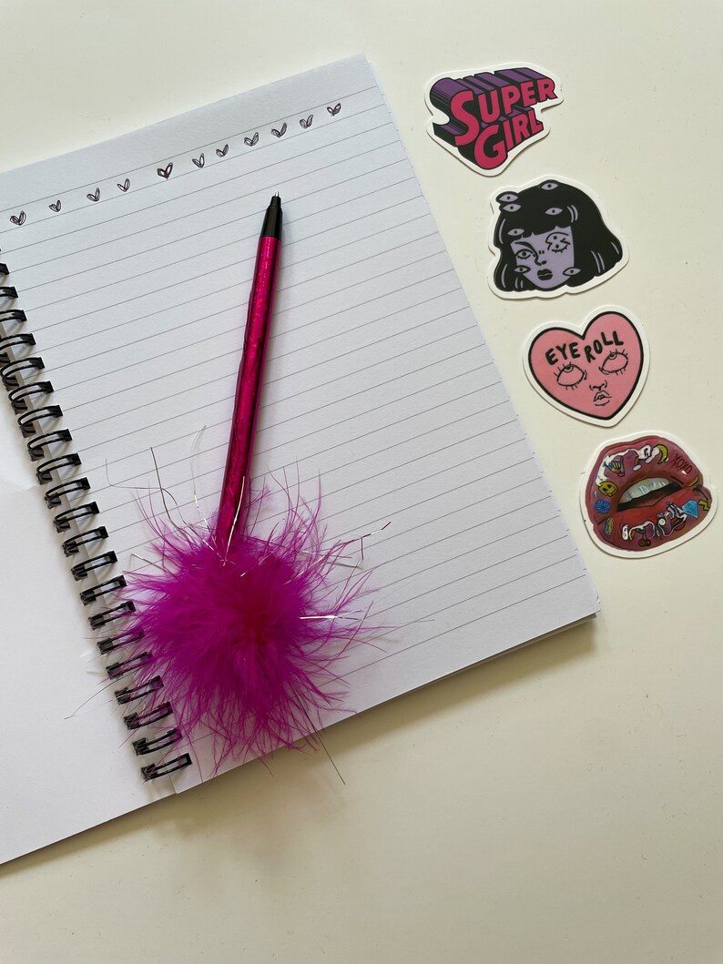 Aesthetic Y2K Notebook, Kawaii Notebook, Spiral Notebook With Cute ...