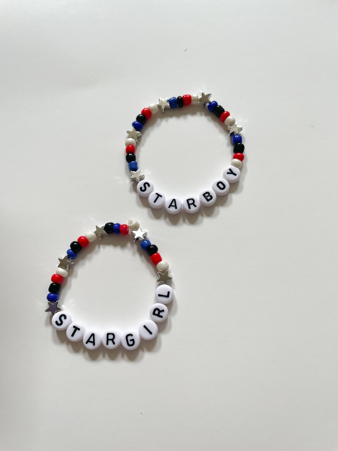 The Weeknd Starboy and Stargirl Bracelets, Customizable Beaded Bracelet ...