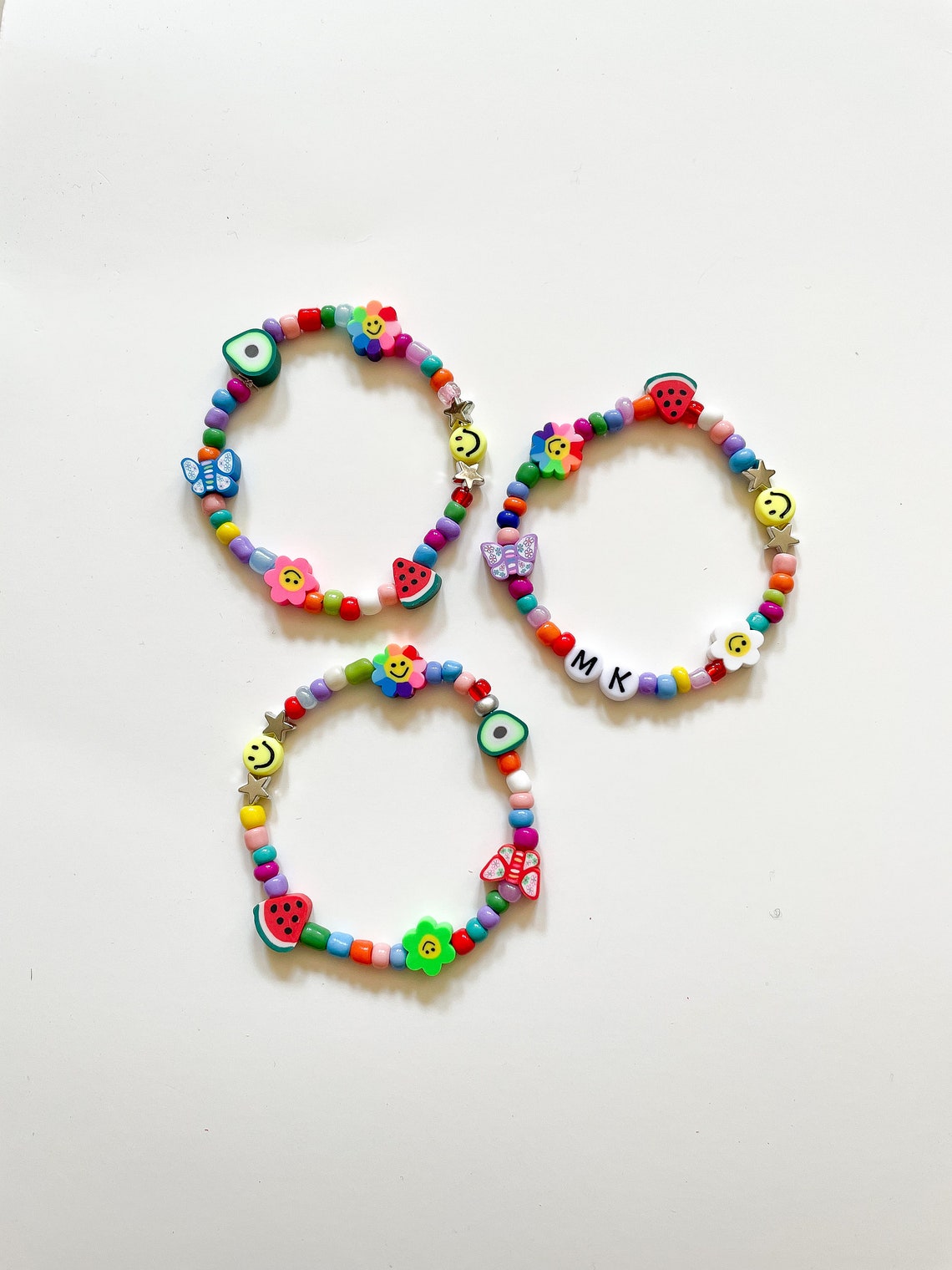 Customizable Y2K Name Bracelet, Kawaii Bracelets, Fairycore Jewelry ...