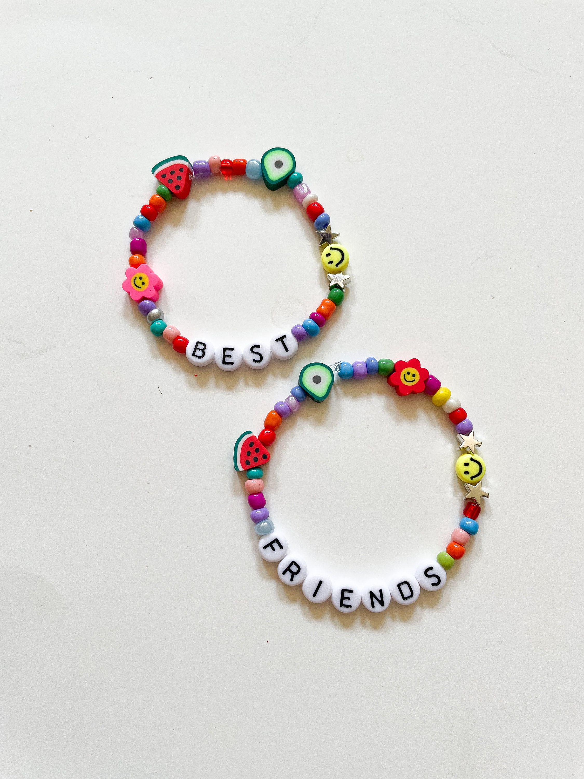 Matching Y2K Friendship Bracelets, Customizable BFF Bracelet, Fairycore ...