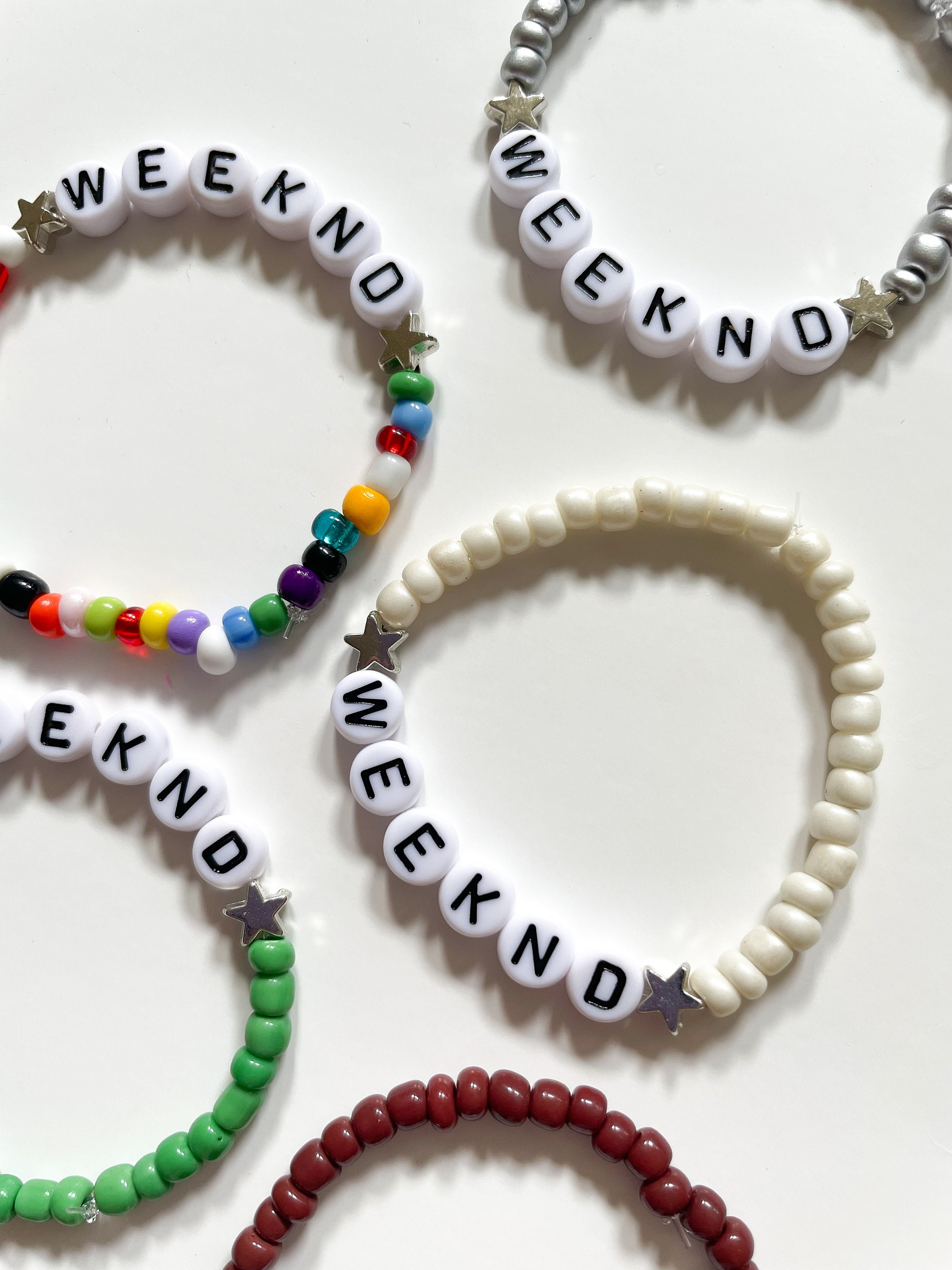 THE WEEKND Customizable Beaded Bracelets, After Hours Dawn FM, Weeknd ...
