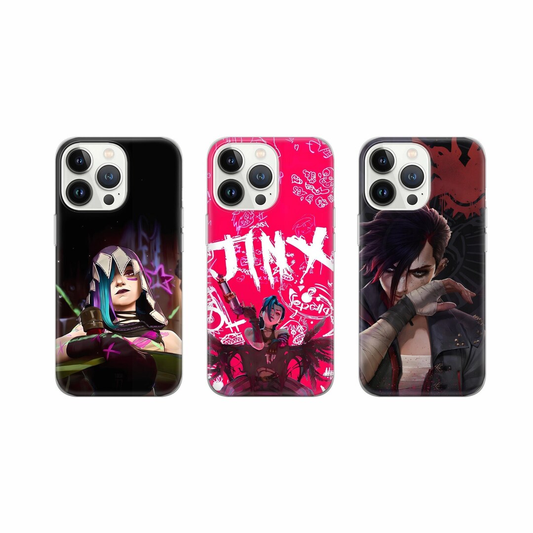 Arcane Phone Case Jinx Cover for iPhone 16 Pro, 15, 14, 13, 12, 11 ...