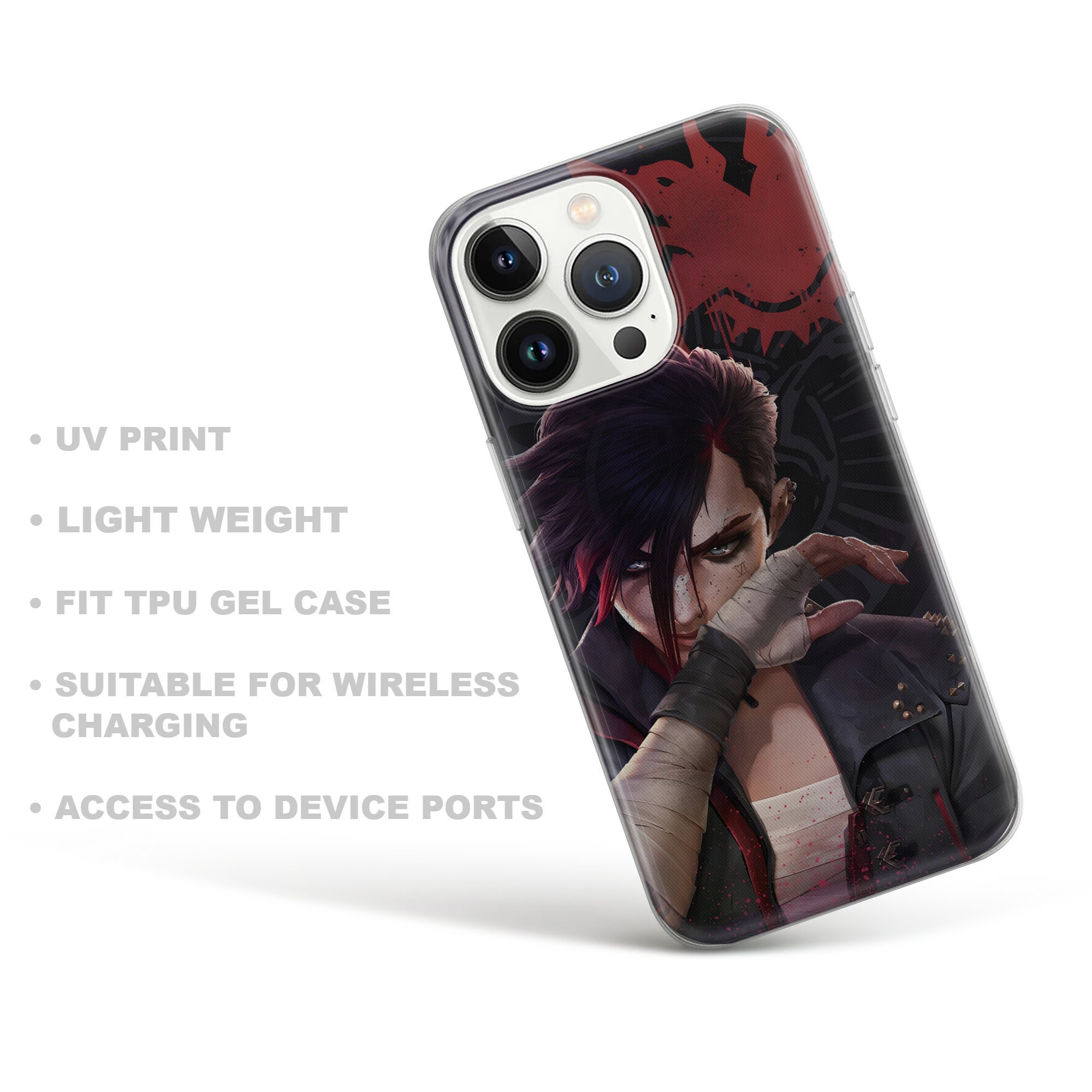 Arcane Jinx Phone Case: Protective TPU Gel Cover - Etsy