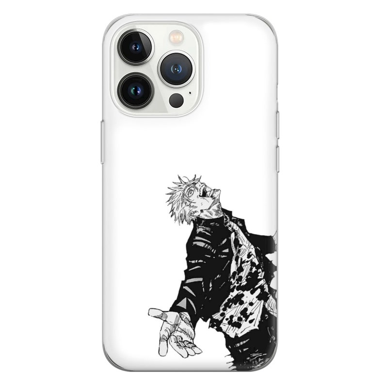Jujutsu Kaisen Phone Case Gojo Cover for iPhone 15 14 13 12, Samsung ...