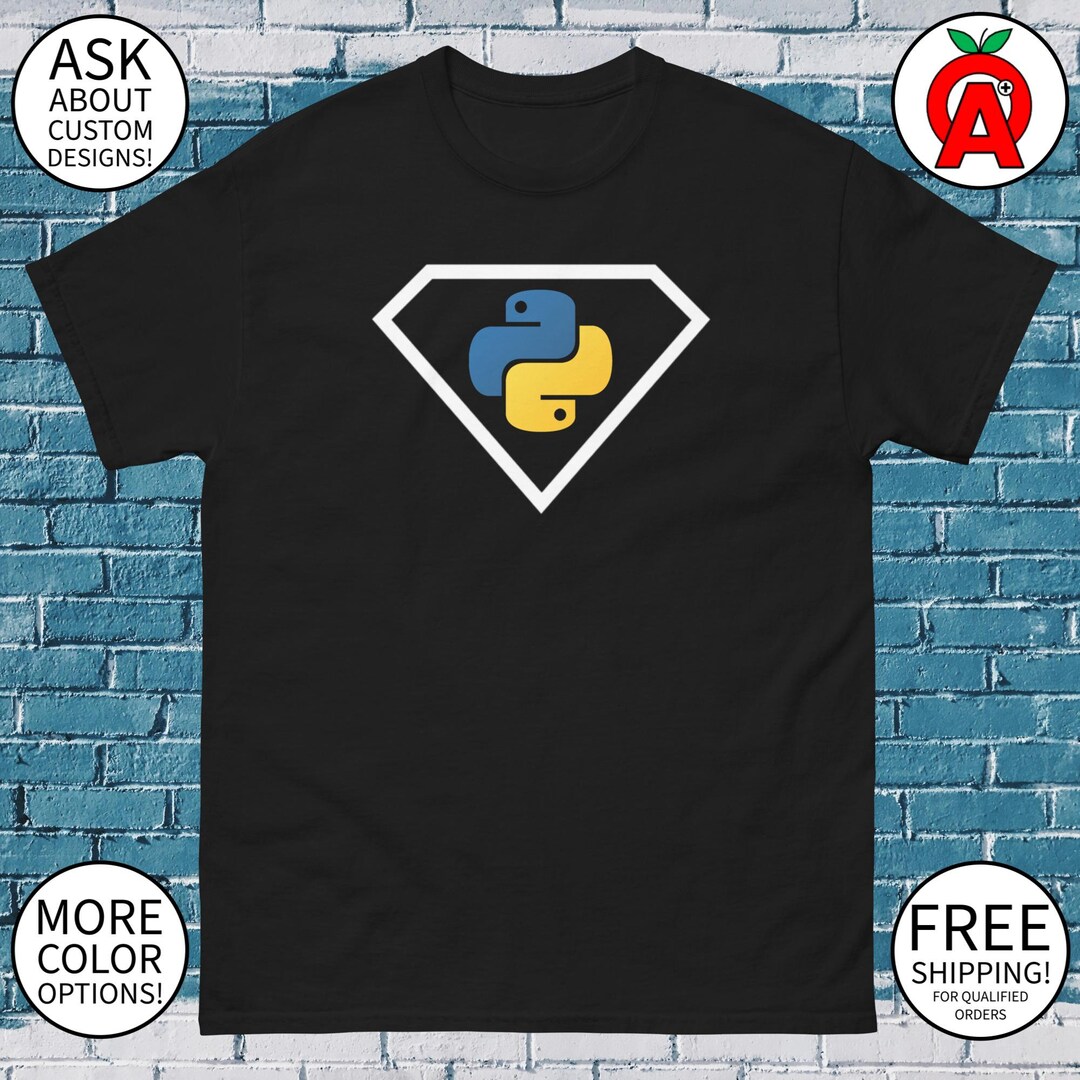 Python Hero Iconic Emblem Unisex Shirt - Ultimate Design for ...