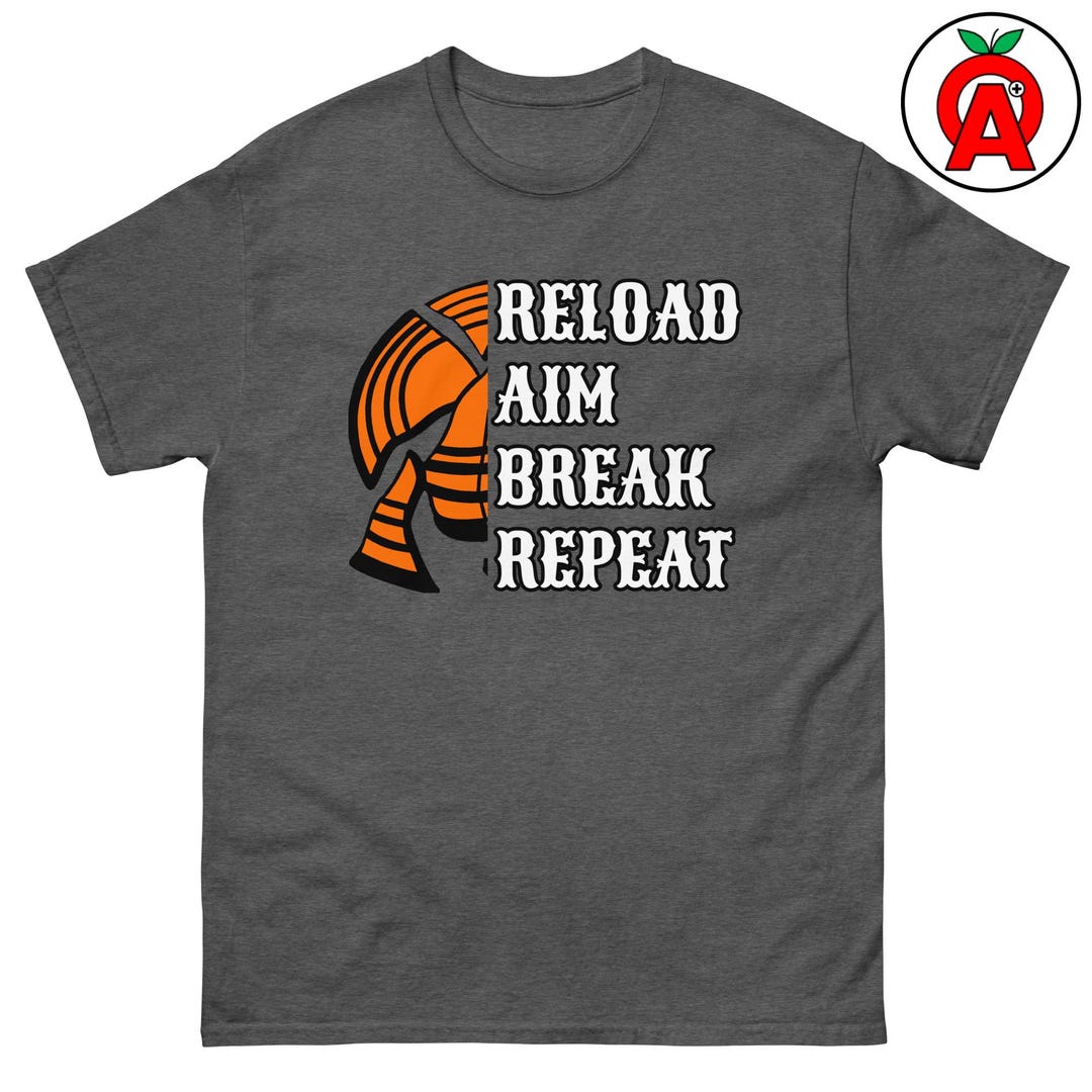 Reload Aim Break Repeat Trap Shooting T-shirt - Unisex Adult Tee Gifts ...