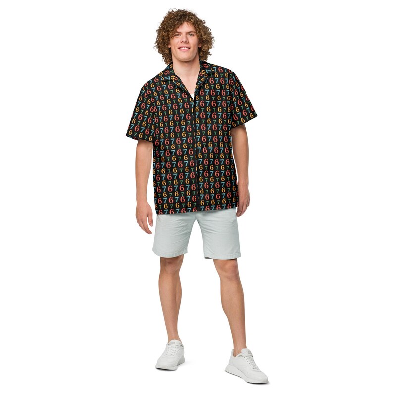 Six Seven (6-7) Meme Six Seven Pattern, Adult Unisex All-over Relaxed ...