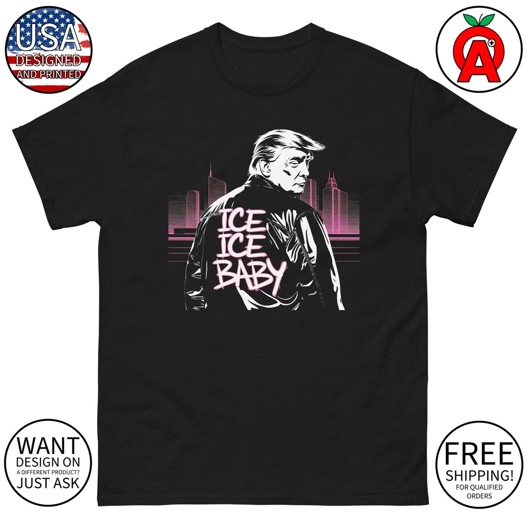 Donald Trump Support ICE T-shirt - Adult Unisex - Gifts for ...