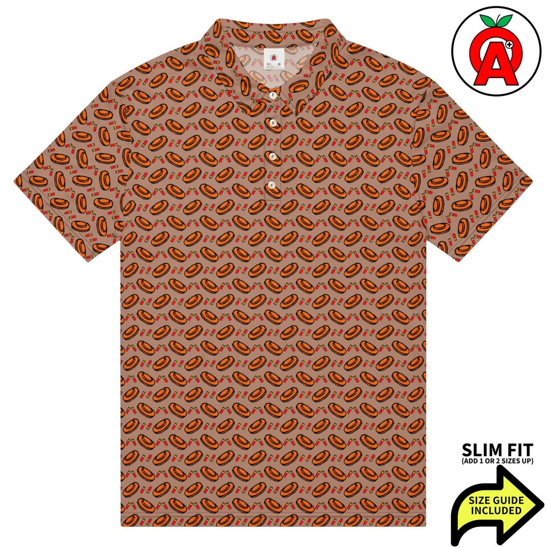 Men's Clay Pigeon Shooting Polo Shirt, Trap Skeet Shooter Gear, Sport ...