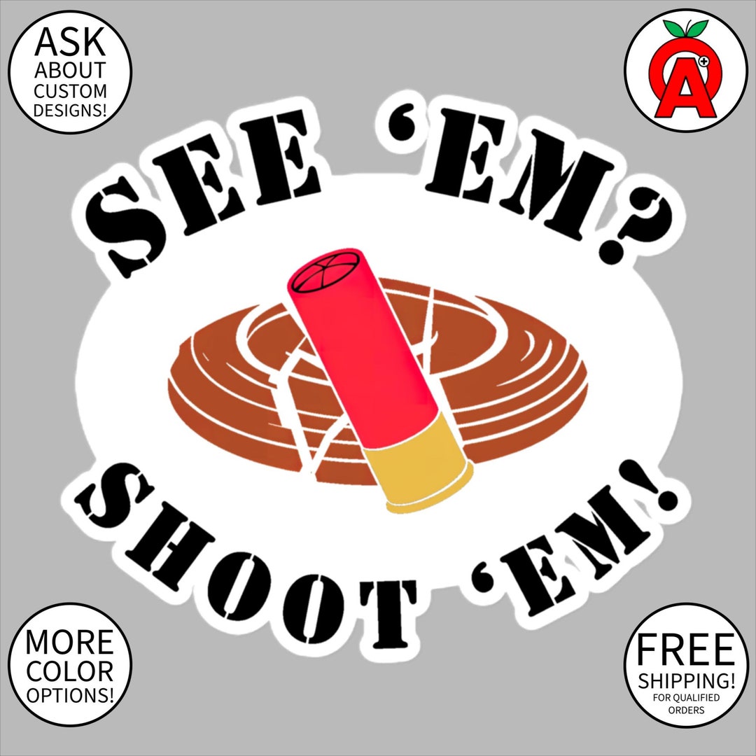 Dynamic Vinyl Sticker for Shooting Sports Enthusiasts - Weatherproof ...