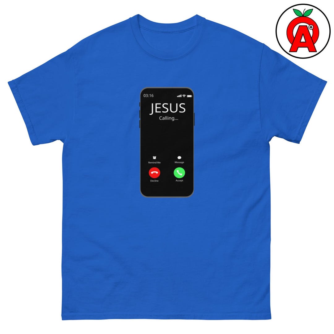 Faithful Blend of Technology and Spirituality Tee - Jesus is Calling - Etsy