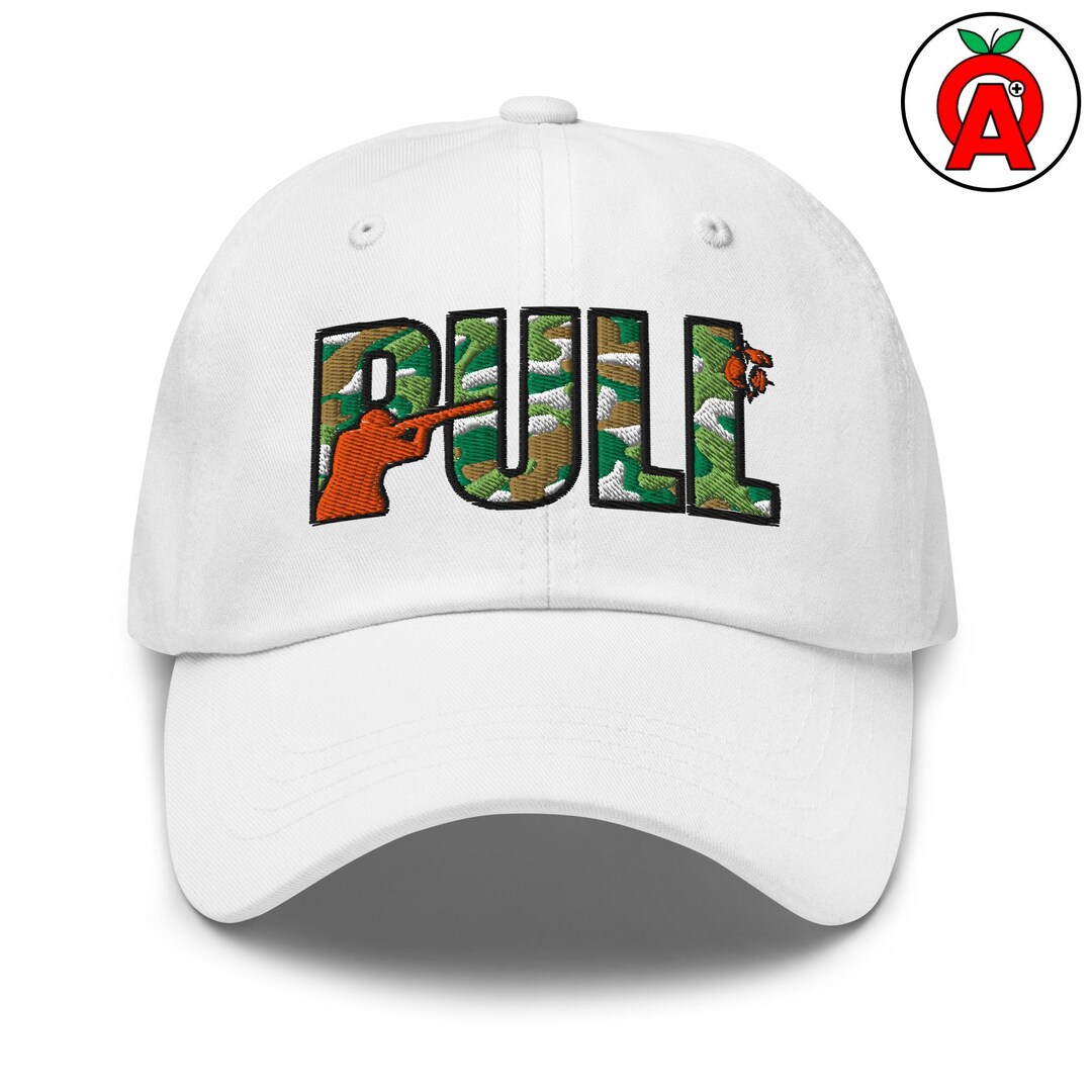 Pull, Trap Shooter Broken Clay, Adult Unisex Embroidered Dad Hat, for ...