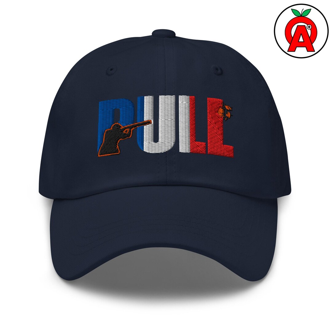 France Flag French Trap Shooter Pull Plateau, Adult Unisex Embroidered ...