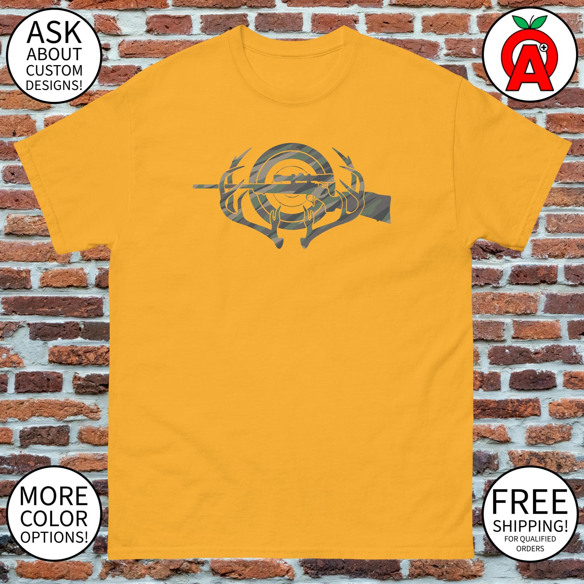 Deer Rack Target Rifle Tee Outdoor Enthusiast Mens Womens Unisex Shirt ...