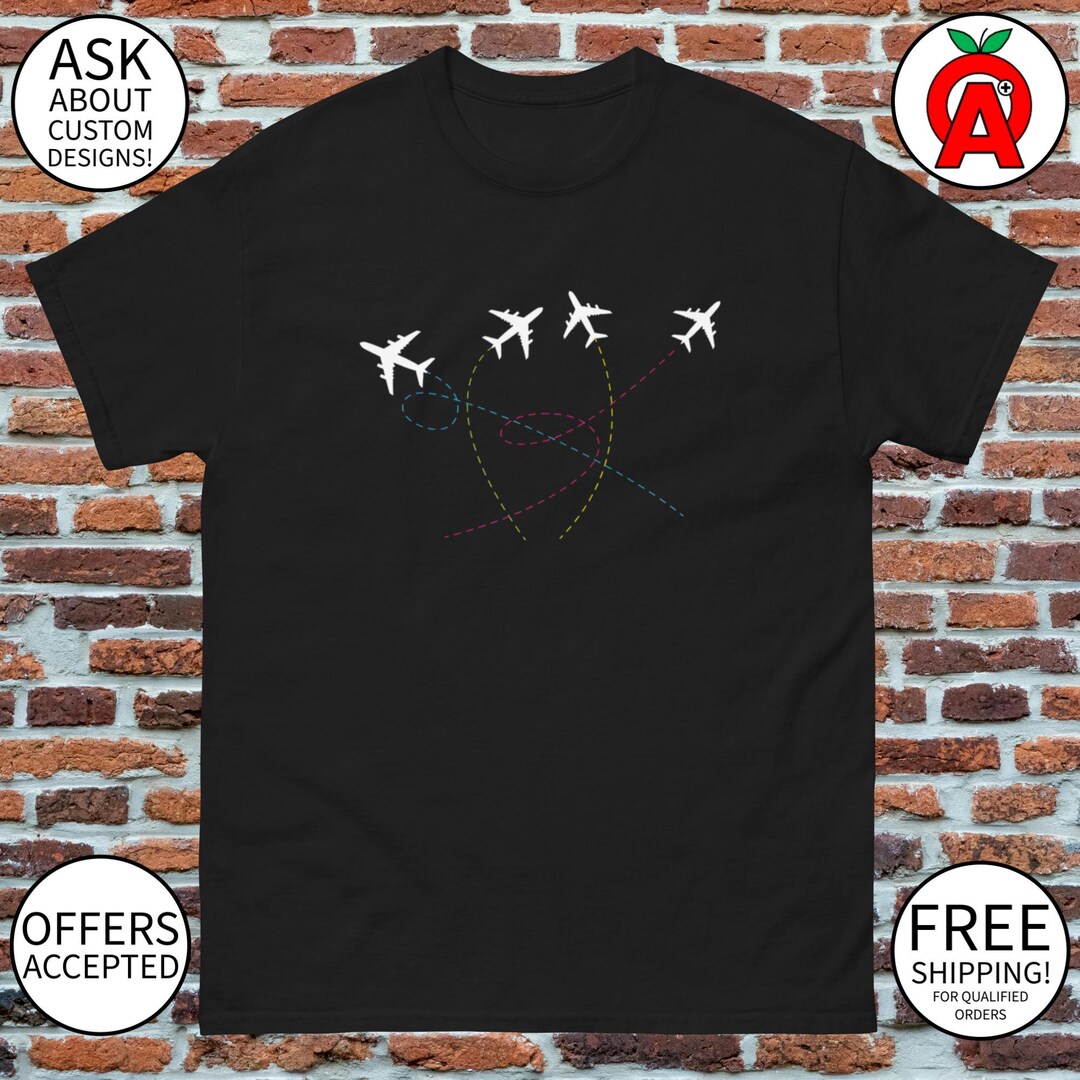 Flight Pattern RC Airplanes Plane and Controller Graphic Shirt - Adult ...