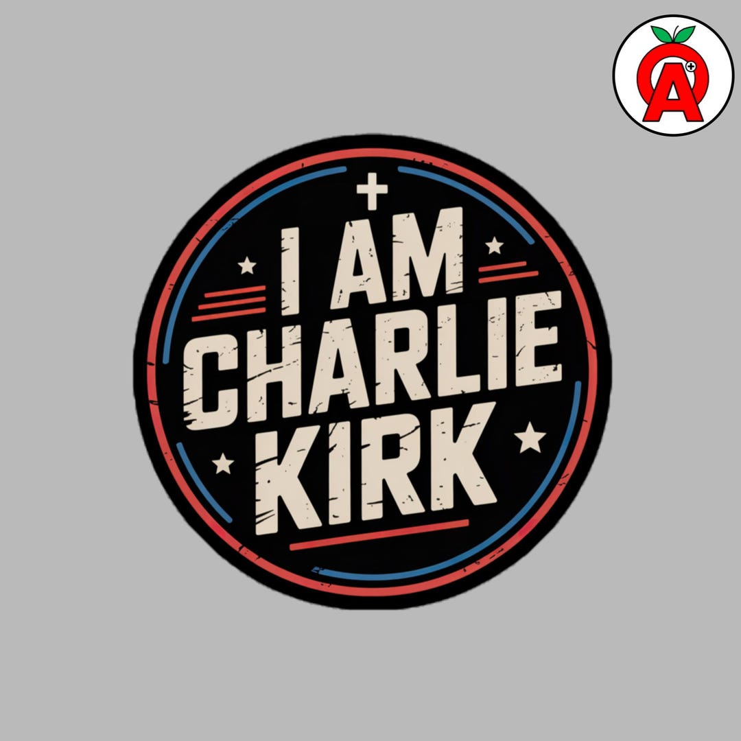 I Am Charlie Kirk RIP 1993-2025 Tribute Sticker, Vinyl Bubble-free ...