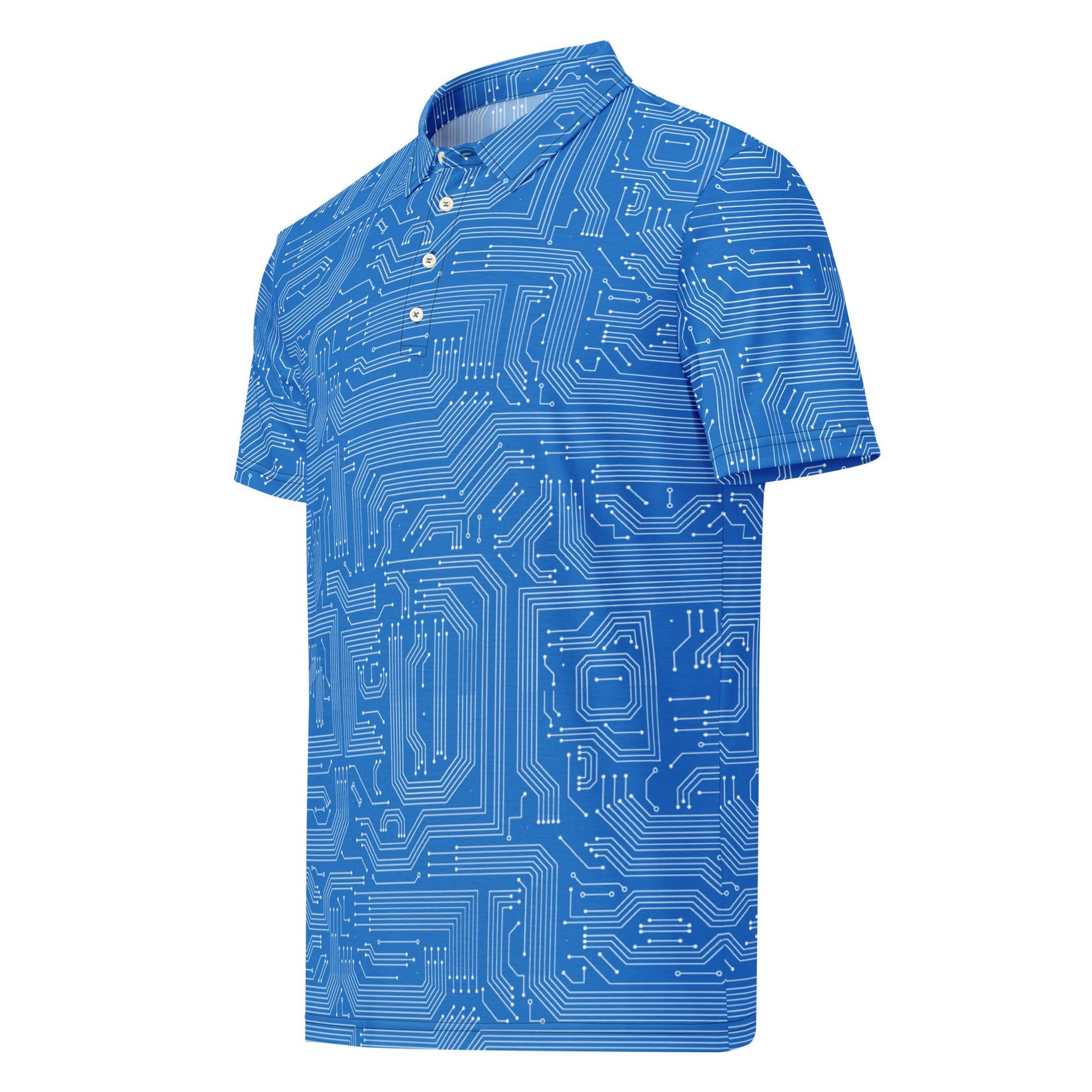 Electronics Polo Shirt, Circuit Slim Fit, PCB Golf Shirt, Board Tennis ...
