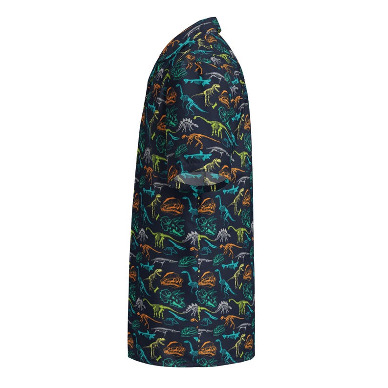 Dinosaur Hawaiian Shirt, Tyranno Button Down, Veloci Button Up, Tricera ...