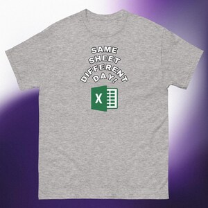 Microsoft Excel T-shirt - Data Enthusiast Icon Design - Unisex Mens ...