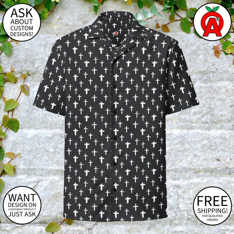 Jesus Button Shirt - Etsy