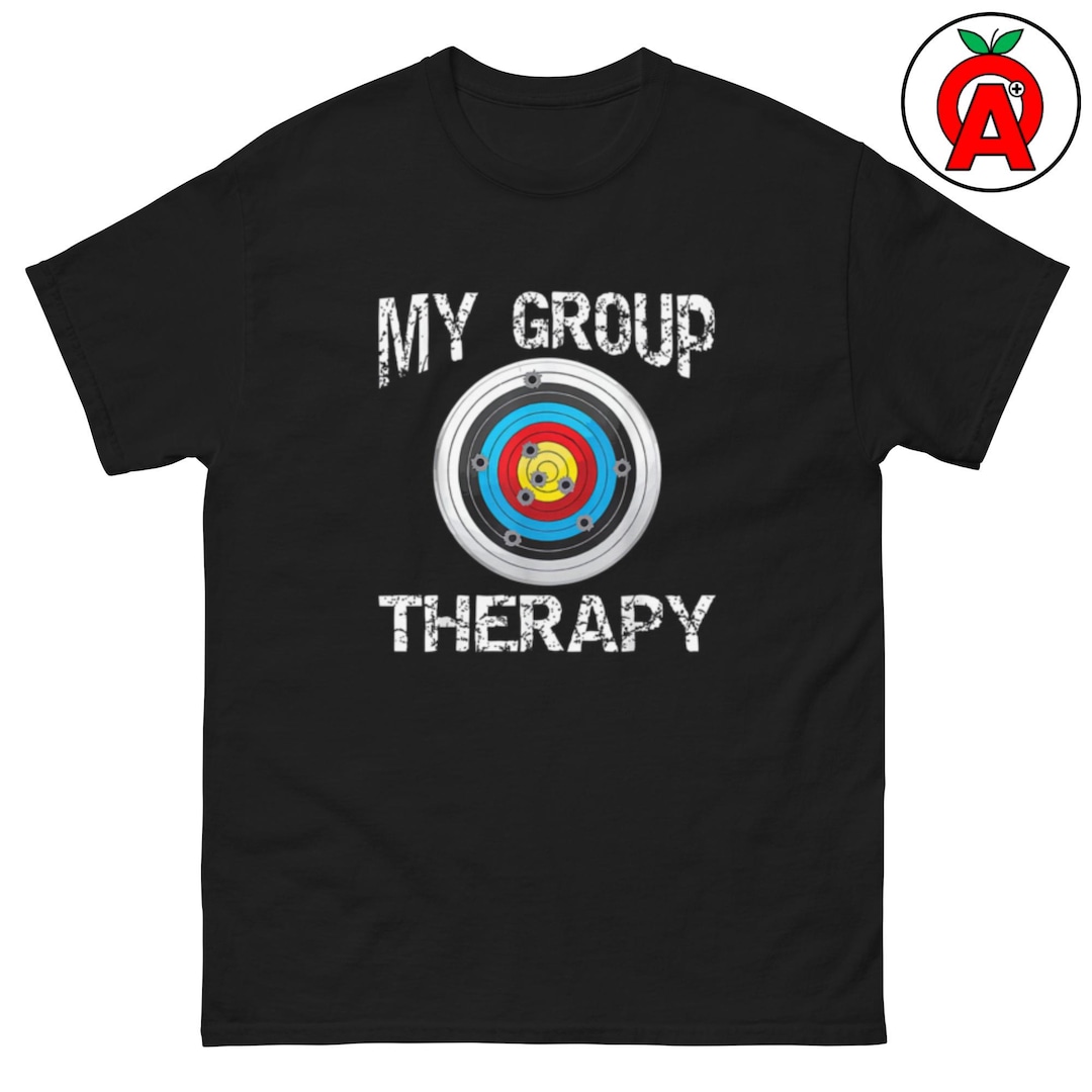 Firearm Enthusiasts Group Therapy T-shirt - Clever Design for Shooting ...