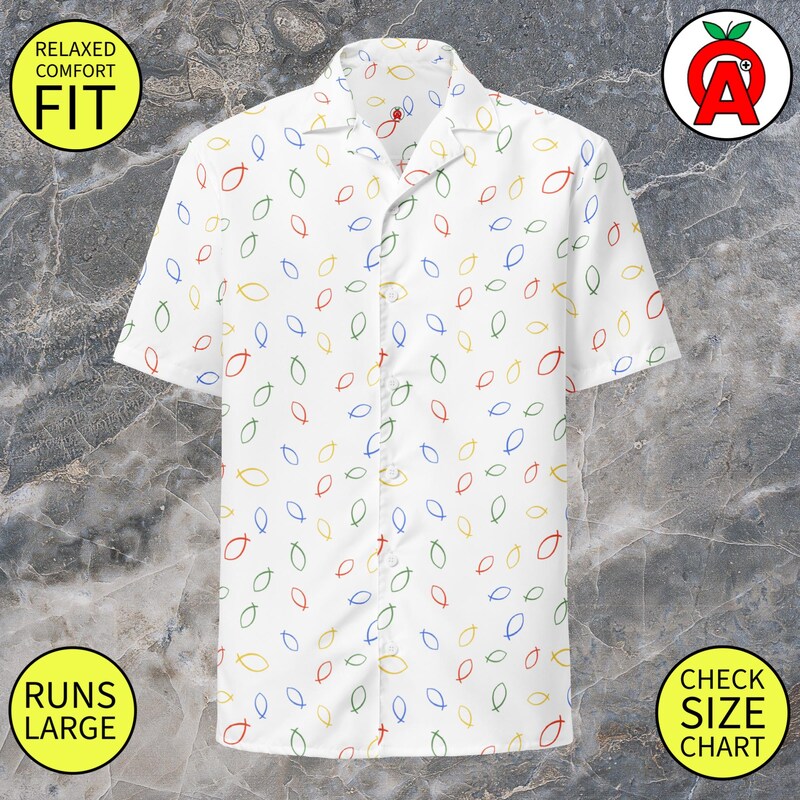 Jesus Button Shirt - Etsy